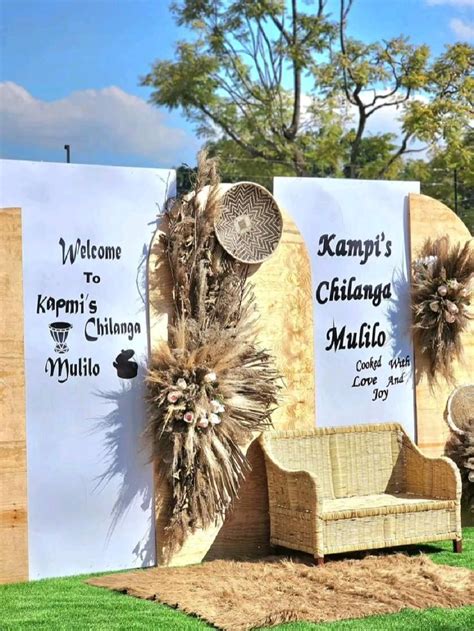 Zambian Chilanga Mulilo Decorations Wedding Ceremony Decorations