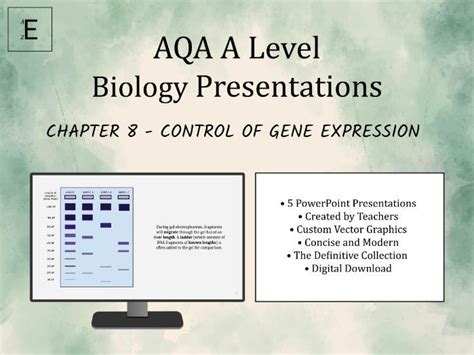 Aqa A Level Biology Presentations Chapter 8 The Control Of Gene