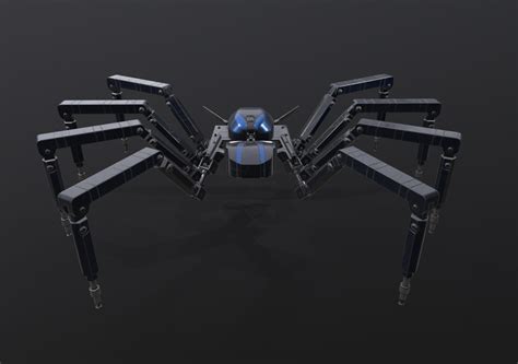 Spider Bot V2 Cgtrader