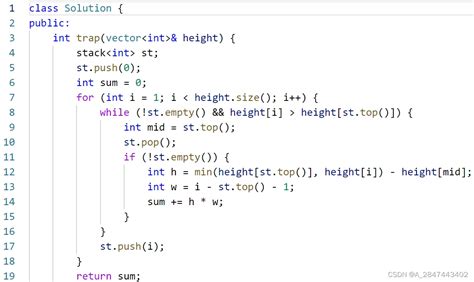 代码随想录训练营第59天 Leetcode 503下一个更大元素ii、leetcode 42 接雨水 Csdn博客