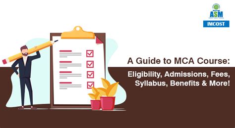 A Guide To Mca Course Eligibility Admissions Fees Syllabus