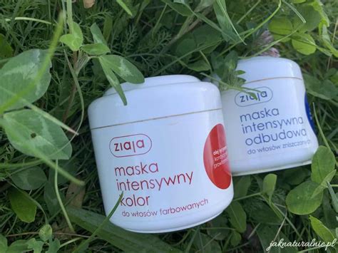 Ziaja Maska Do Włosów Intensywny Kolor olej rycynowy Jak naturalnie