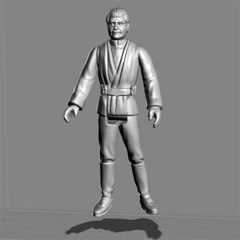 Stl File Vintage Star Wars Kenner Style Uncle Owen Action Figure ⭐ ・3d