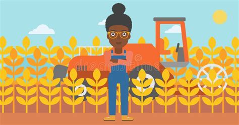 African Woman Farmer Stock Illustrations 602 African Woman Farmer