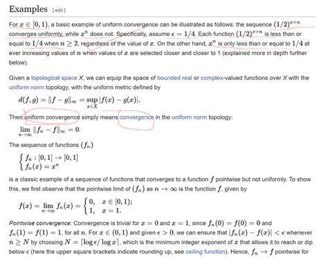 Uniform Convergence And Pointwise Convergence
