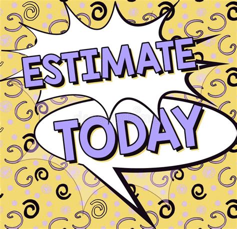 Conceptual Display Estimate Business Overview Calculate Or Assess