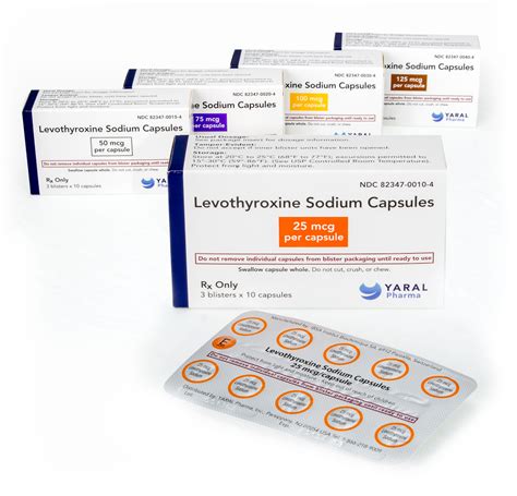 Levothyroxine Sodium Capsules Yaral Pharma Inc