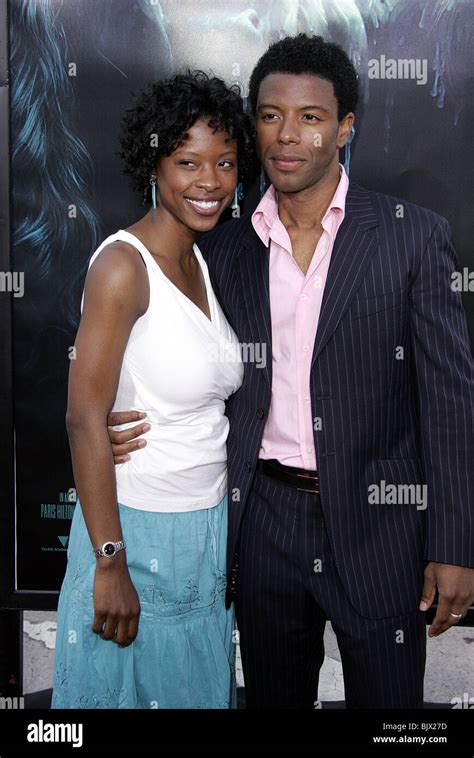 Karimah Westbrook Jason Graham And House Of Wax Film Premiere Westwood