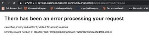 GitHub Test Instances Have A Broken Search Issue 27234 Magento