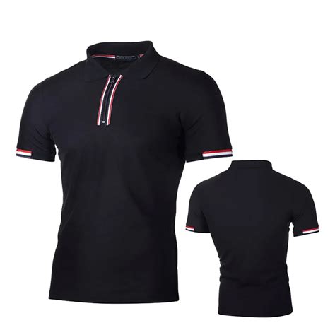 Men S Casual Short Sleeved Polo Shirt Summer Business Shirts Men S