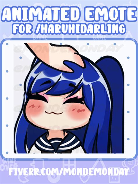 [for Hire] Design Animation Of Emotes For Streamers Especially Vtubers