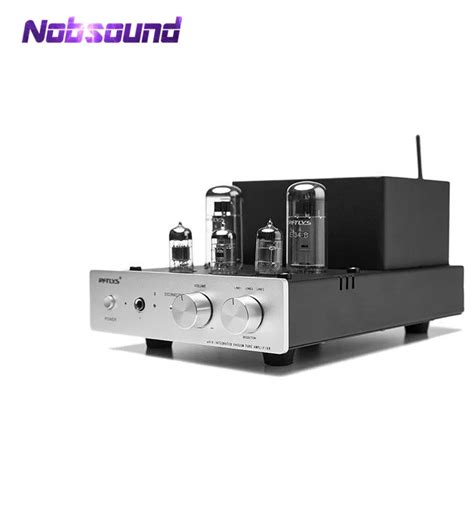 New Nobsound Class AB Push Pull EL Vacuum Tube Amplifier Bluetooth Stereo Headphone