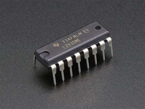 l293d motor driver working operation