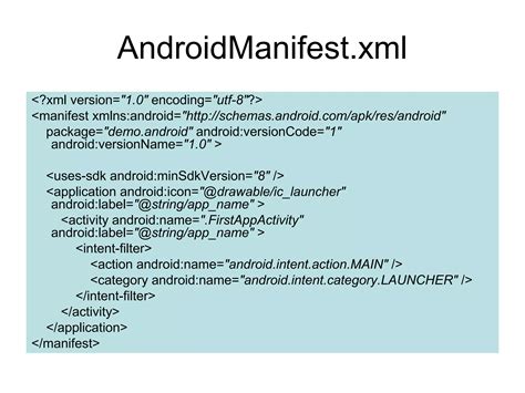 Android Application Development Using Java Ppt