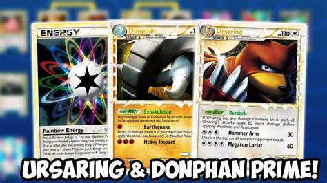 Beserk Ursaringdonphan Prime Deck Ursaring Is A Monster Legacy Format Ptcgo Youtube