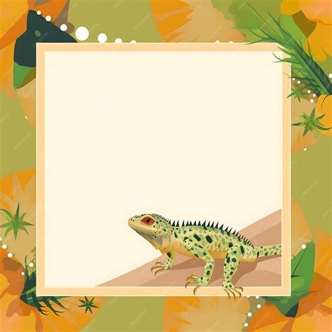 Premium Photo Frame Of Arabian Spinytailed Lizard An Angular Spiky