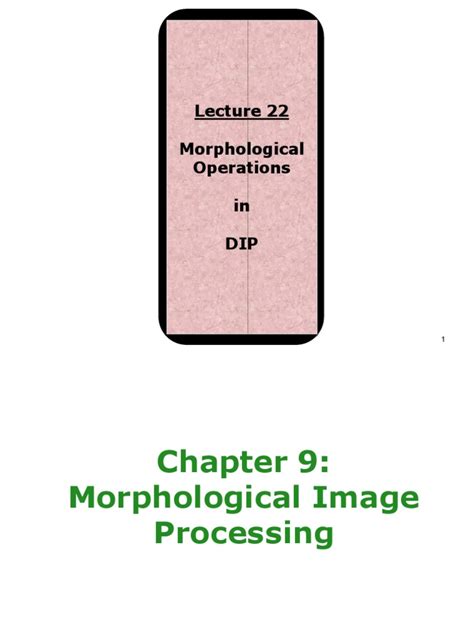 morphological operations in dip download free pdf signal processing