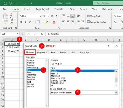 Format Date And Time Values In Excel Brainbell