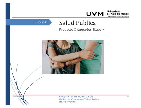 U7 Etapa 4 Proyecto Integrador Salud P ̇blica 0 11 6 Salud Publica