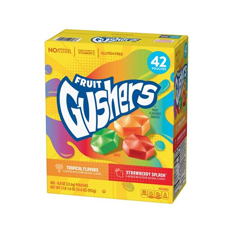 Betty Crocker Fruit Gushers Flavored Snacks Strawberry Splashtropical