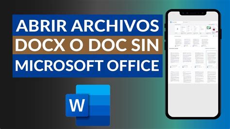 Cómo Abrir un Documento Docx o Doc de Word sin Usar Microsoft Office