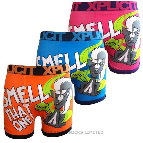 Mens Xplicit Smell That One Design Funny Rude Novelty Boxer