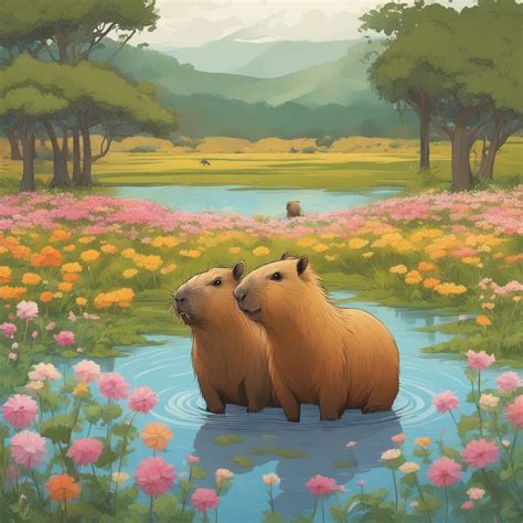 Capy And Bara By Artinmiddle On Deviantart