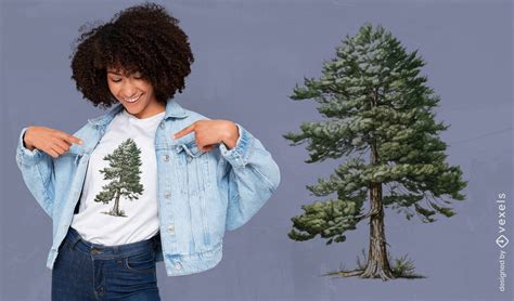 Serene Tree T Shirt Design Psd Editable Template