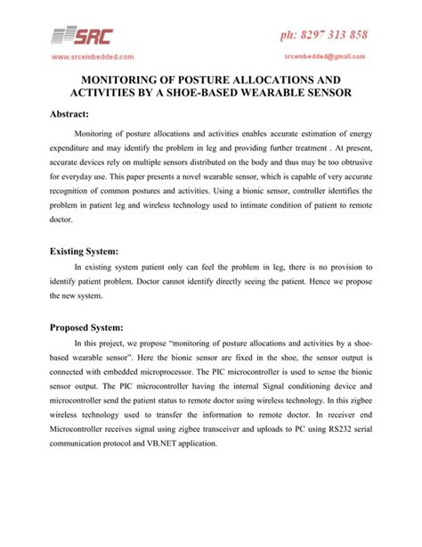 Monitoring Of Posture Allocations And Activities By A Shoe Based