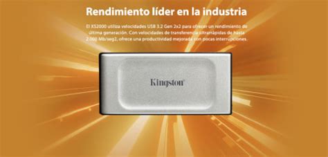 Kingston XS2000 Unidad en estado sólido 2 TB externo portátil
