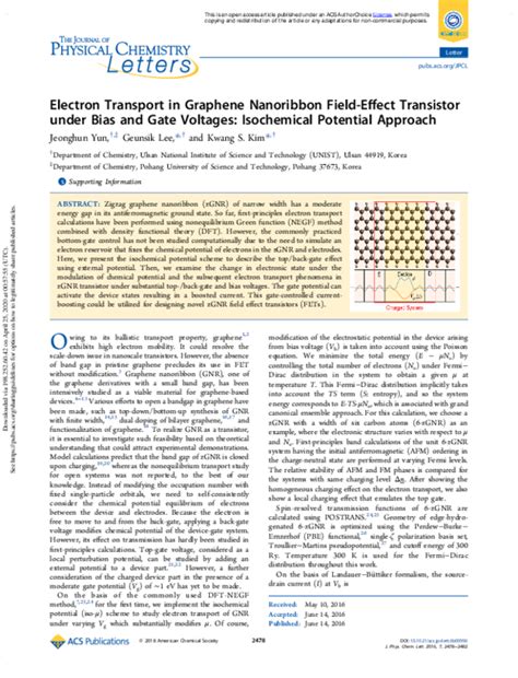 Pdf Electron Transport In Graphene Nanoribbon Field Effect Transistor
