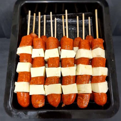 Chorizo And Haloumi Kebabs Butchers Hub