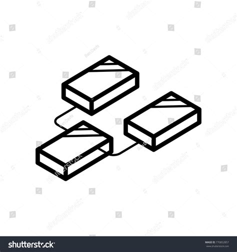 Data Graphs Iso Connections Stock Vector Royalty Free 770852857 Shutterstock