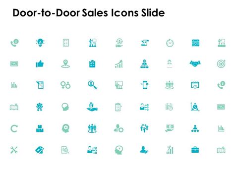 Door To Door Sales Icons Slide Technology Ppt Powerpoint Presentation Pictu