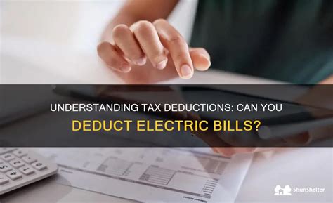 Understanding Tax Deductions Can You Deduct Electric Bills Shunshelter