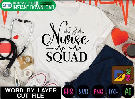 Nurse Squad Svg Graphic By Design Zone 2 · Creative Fabrica