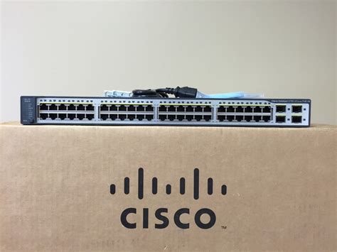 Cisco 3750 Series Ws C3750v2 48ps S 48 Port 10 100 Poe Switch Technobu