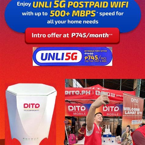Dito Home Unli Wifi At From City Of Malabon Lookingfour Buy Sell Online