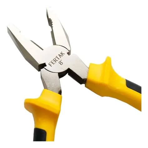 Alicate Universal Emborrachado 8 Polegadas Isolado Fertak Mercadolivre