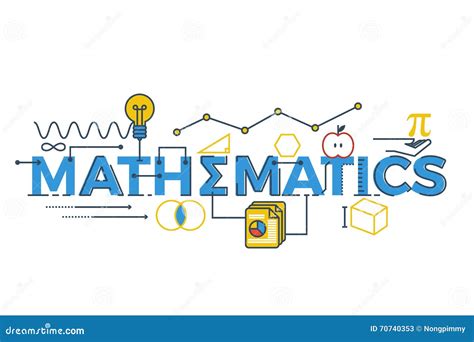 Mathematics Word Illustration 87906806