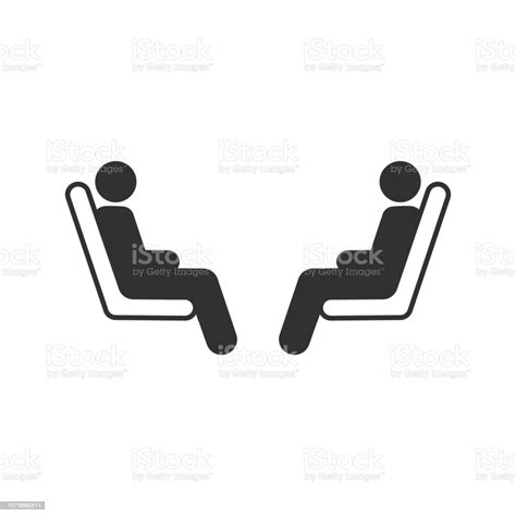 3 여객 대 중 교통에서 좌석 서로에 직면 했다 벡터 그림을 흰색 배경에 고립입니다 거리에 대한 스톡 벡터 아트 및 기타 이미지 거리 교통 기관차 Istock