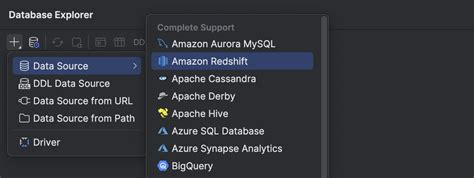 okta でデータソースを作成する datagrip ドキュメント