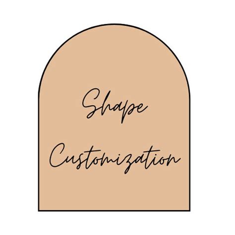 Customization Add On Acrylic Shape Alteration Etsy