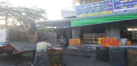 မြောင်းမြခရိုင်၊ လပွတ္တာမြို့နယ်သို့ ရန်ကုန်မြို့ရှိ စားအုန်းဆီကုမ္ပဏီများမှ ဆီကားများရောက်ရ