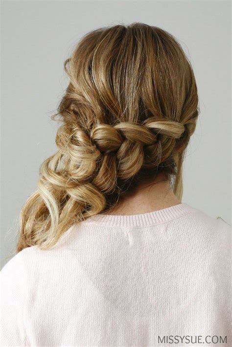 New Years Eve Is Nearly Here And This Side Swept Dutch Braid Would Be