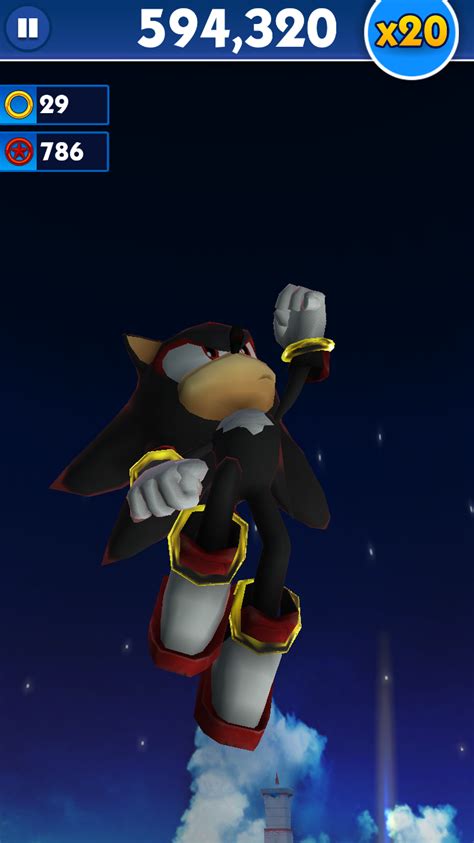 Sonic Dash Shadow The Hedgehog By Gothnebula On Deviantart