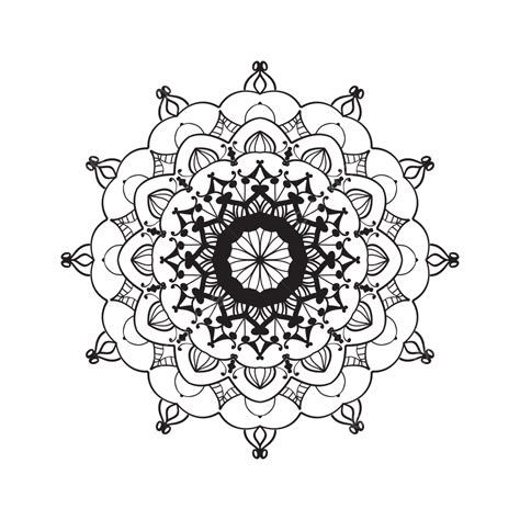 Mandala Illustration Vector Art Png Mandala Design Illustration Lace