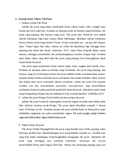 Materi Lilitan Talipusat Pato Pdf