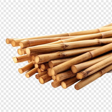 Free Psd Bamboo Sticks Used For Skewering Food With Selective