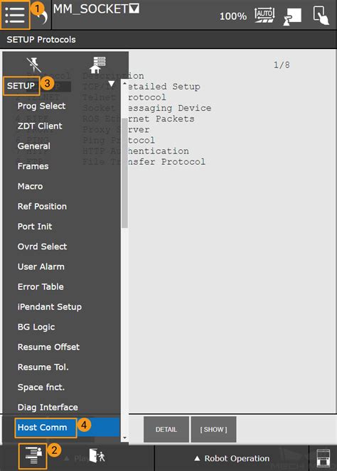 Set Up Standard Interface Communication With Fanuc Crx — Software Suite